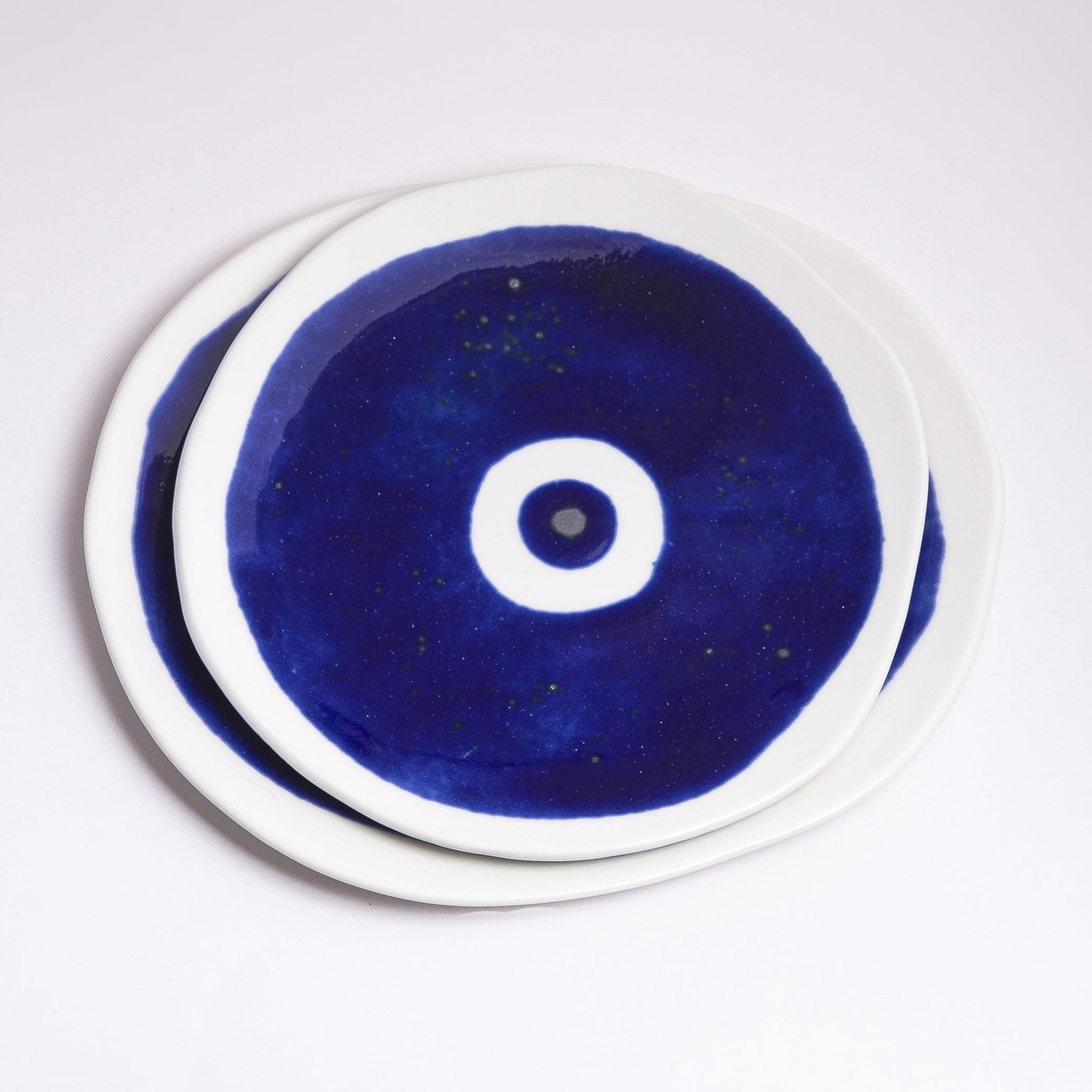 Evil Eye Ceramic Dinner Plate B & melisses gallery