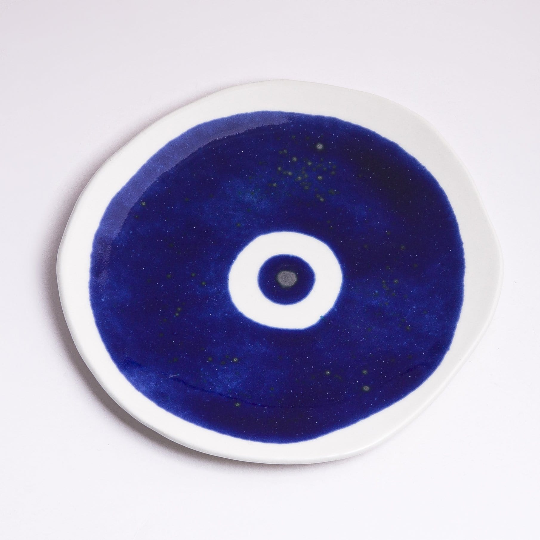 Evil Eye Ceramic Dinner Plate B & melisses gallery